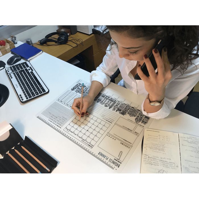 Akademi Funny Mat Σουπλά Επιφάνεια Ζωγραφικής Business Planner 48x33 ...